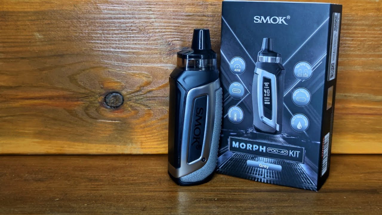 SMOK Morph Pod-40 Kit Review - YouTube
