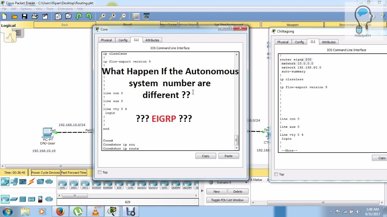 EIGRP What Happen If The Autonomous System Number Are Different eigrp-what-happen-if-the-autonomous-system-number-are-different