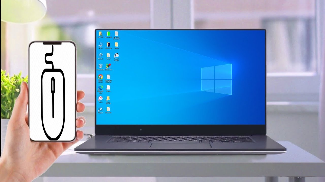 How To Use Mobile Phone As A Mouse For Laptop Or Pc - YouTube