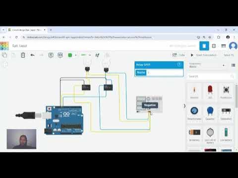 SIMULASI ARDUINO MENGGUNAKAN TINKERCAD-RUNNING LAMPU AC - YouTube