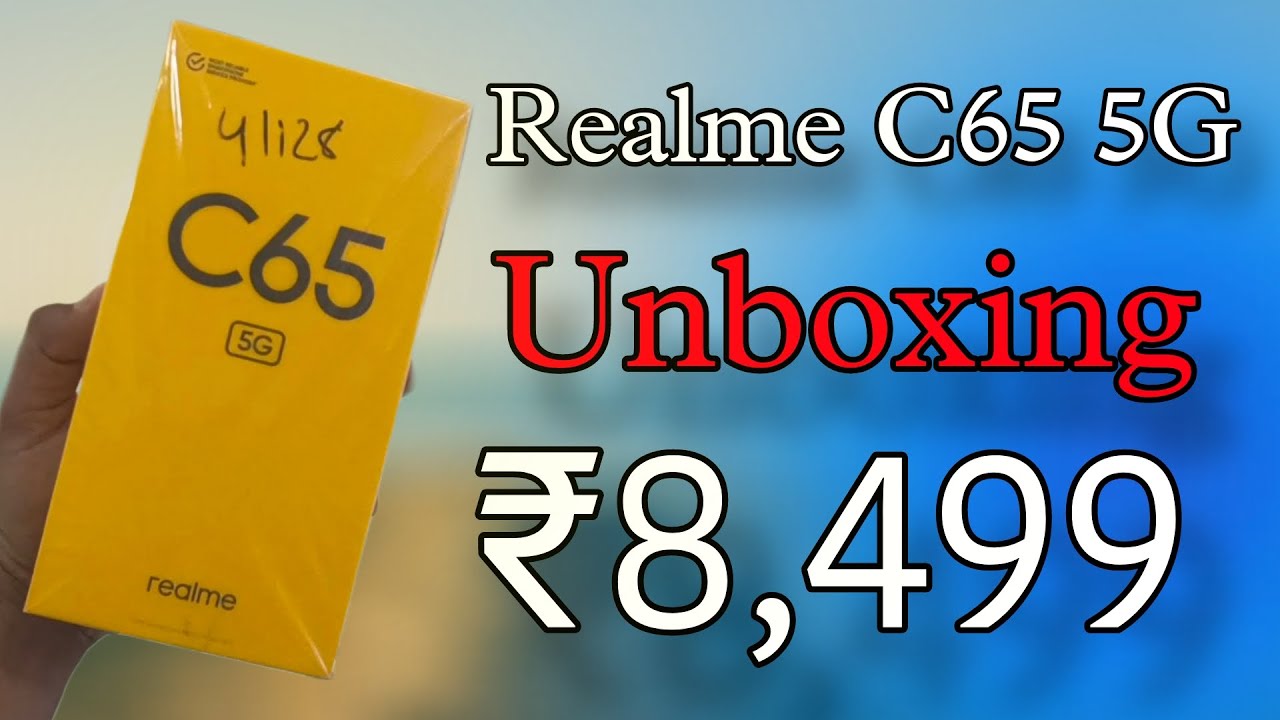 Realme C65 5G Unboxing | First Look | Camera | Feature | Quality ...