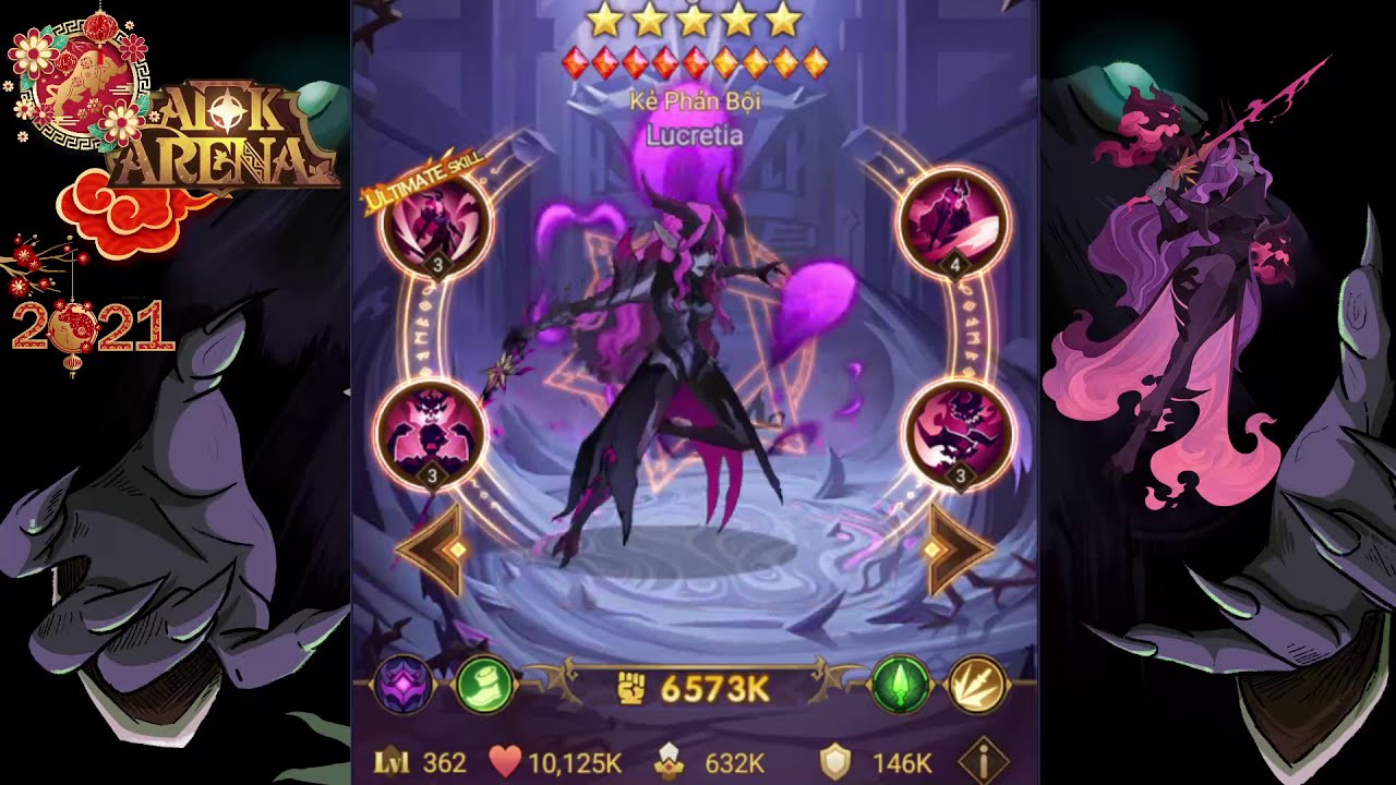 Afk Arena || Lucretia - Kẻ phản bội, 1 cân 5 dễ dàng trong tất cả các ...