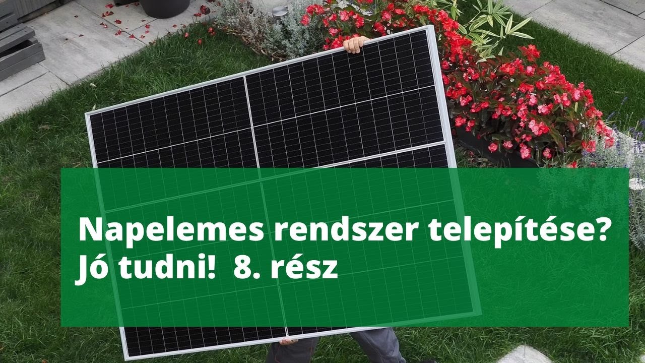 A1 Solar - Napelemrendszer telepítése: a szezonalitás (8. rész) - YouTube