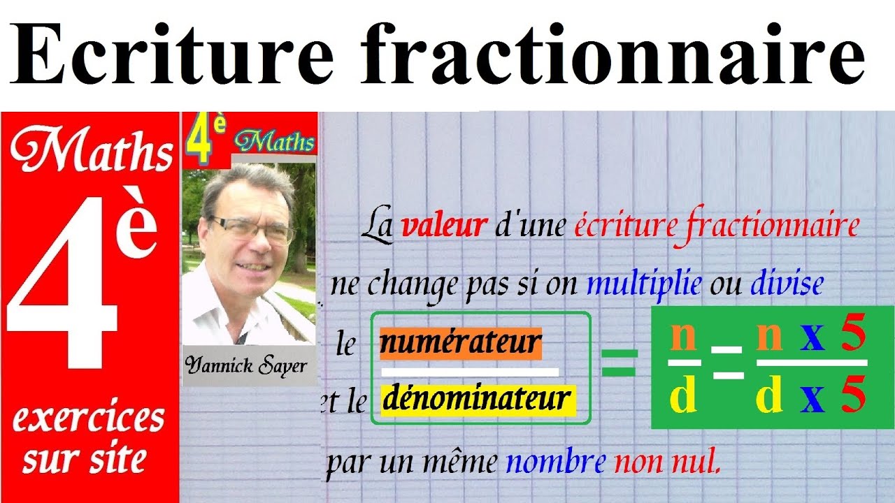 Fraction irréductible simplifiée : Comment la simplifier - YouTube