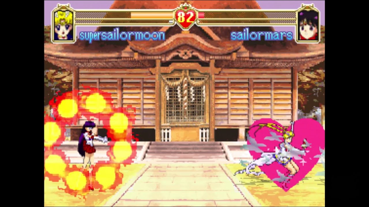 Super Sailor Moon Spiral Heart attack Vs Mars Burning Mandala - YouTube
