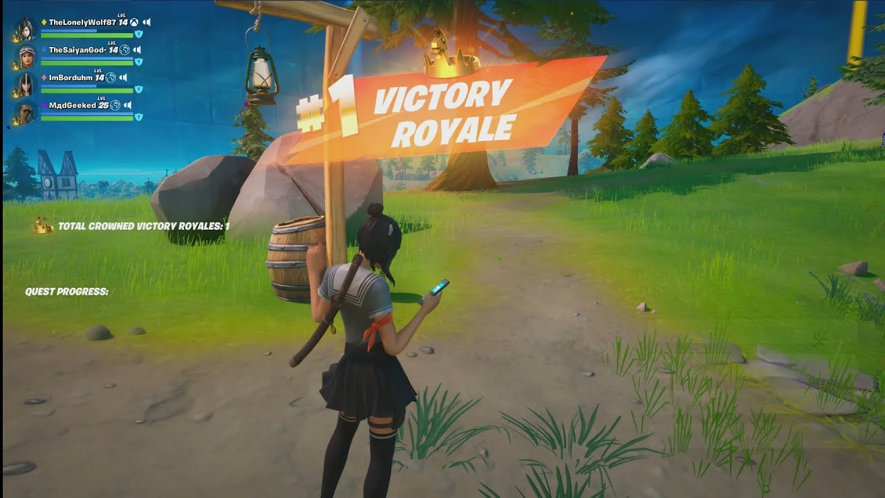 Fortnite Xbox Series S Gameplay 619 Squads Human Tsuki Skin - YouTube