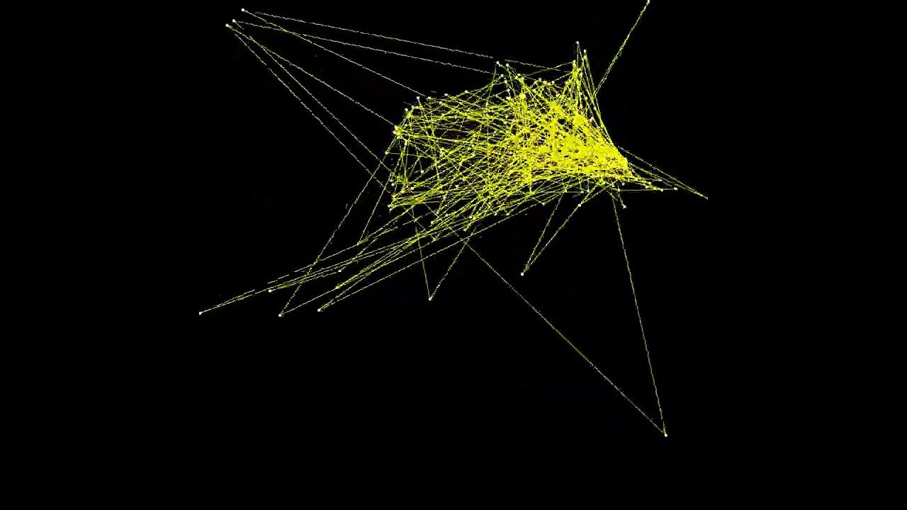 Simulated annealing solving travelling salesman problem - YouTube