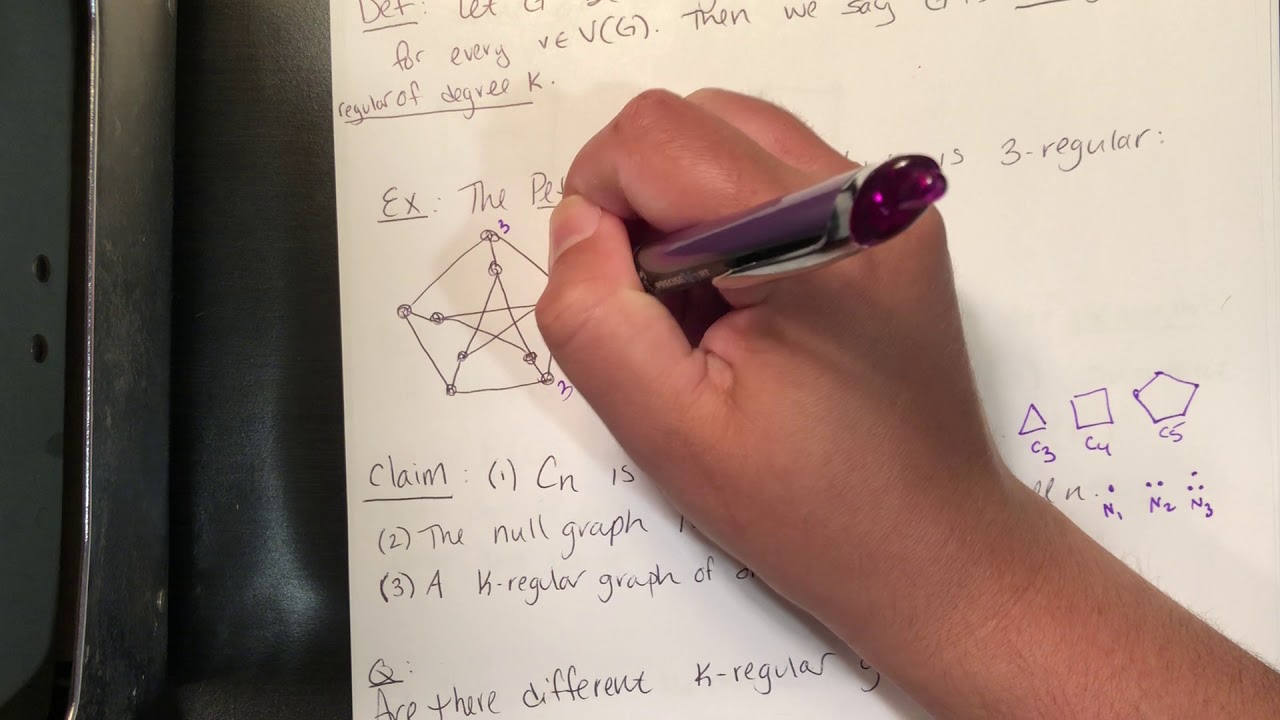 Graph Theory 1.7 Regular Graphs - YouTube