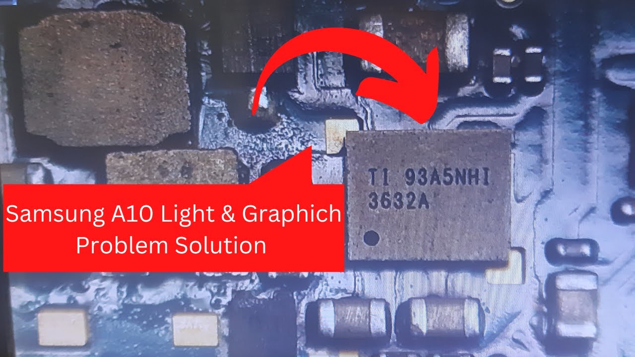 Samsung A10 Light & Graphich Problem Solution 💖 - YouTube