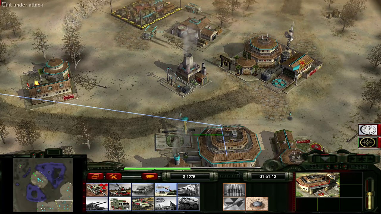 C&C Generals Contra 009 Nuke general vs Demolition general[Hard](1 ...