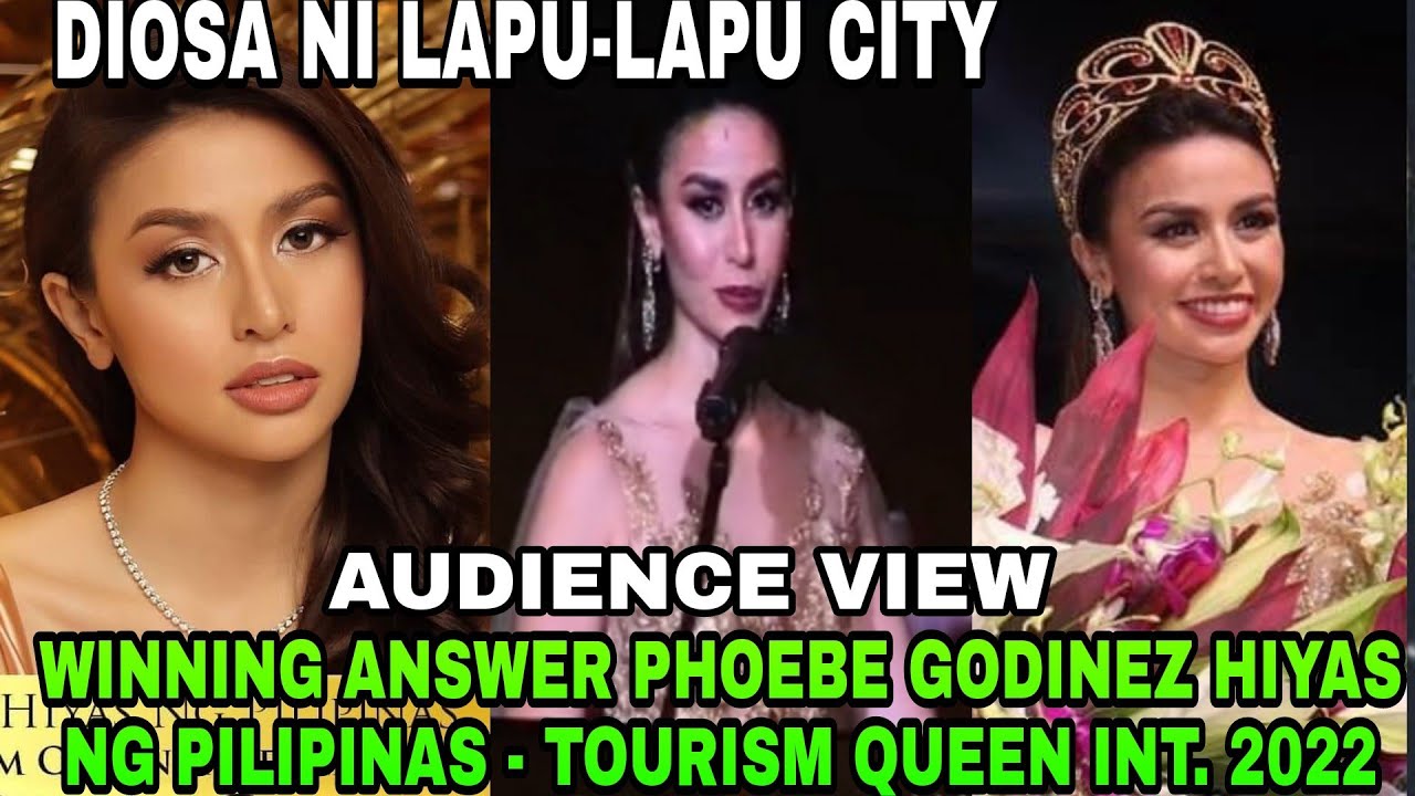 WINNER! PHOEBE GODINEZ HIYAS NG PILIPINAS TOURISM QUEEN INT. 2022 ...