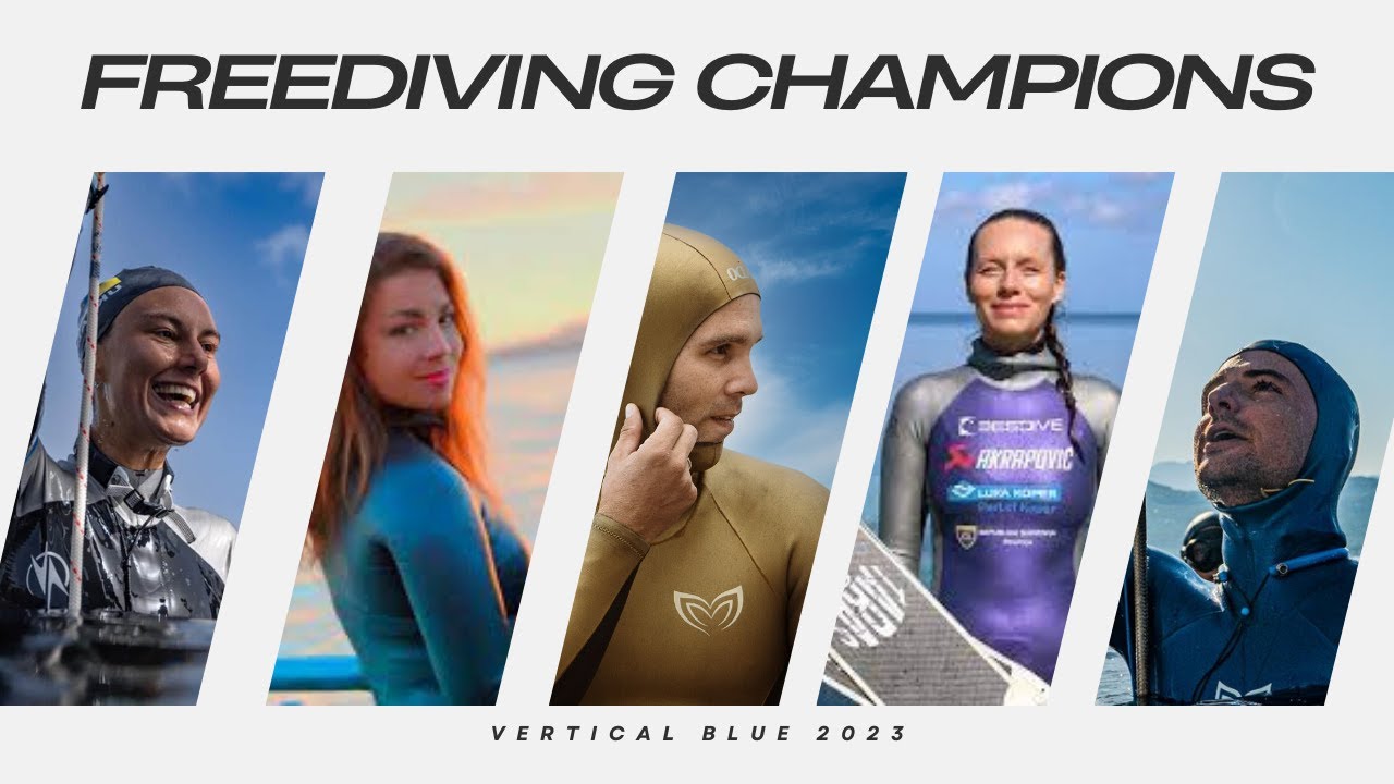 Freediving World Records at Vertical Blue Competition 2023 - YouTube
