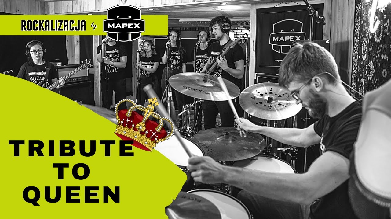 Tribute to Queen (full band cover) - ROCKALIZACJA by Mapex live session ...