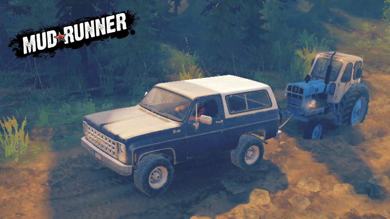 Spintires: MudRunner Car Out Of The Mud - YouTube