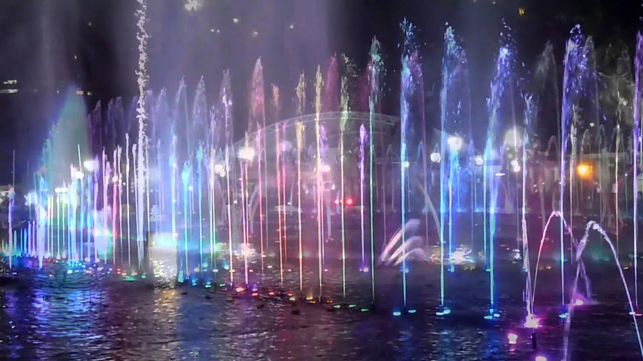 Mini footage - Light and fountain show at Rizal Park (Manila ...