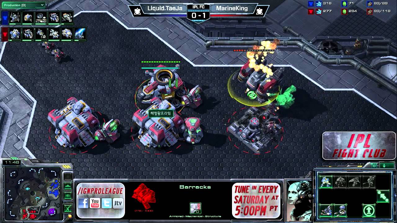 TaeJa vs MarineKing - Game 2 - FC22 - StarCraft 2 - YouTube