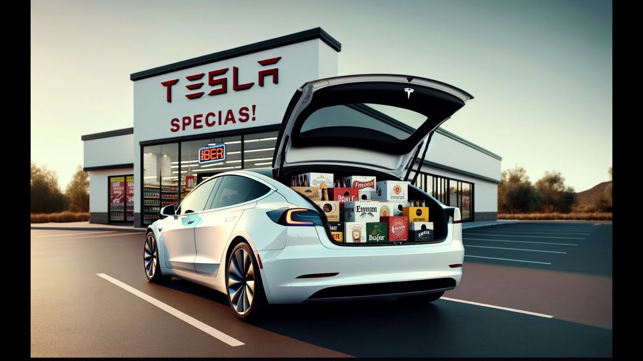 Beer Run! 🍺 | Tesla Model 3 Full Self-Driving to the Package Store ...