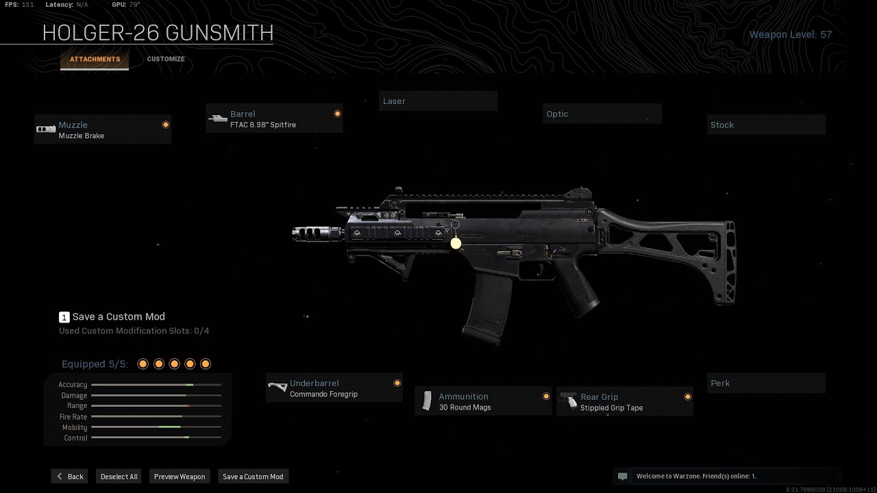 A Secret Assault Rifle (Holger-26) Type 2 || Call of Duty Multiplayer ...