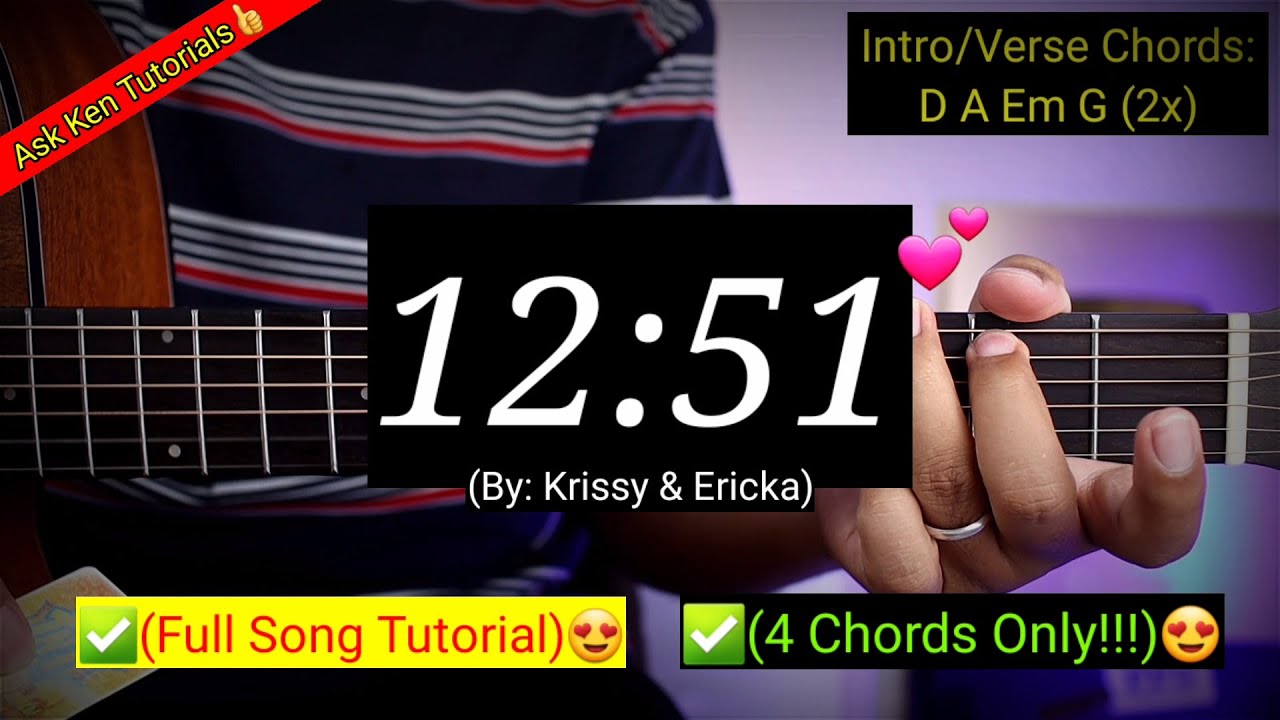 12:51 - Krissy & Ericka (4 Chords Only!!!)😍 | Full Song Tutorial - YouTube