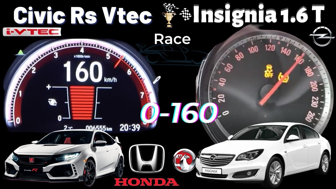 Honda Civic RS 1 5 Vtec Turbo 182 Hp VS Opel/vauxhall Insignia 1 6 ...