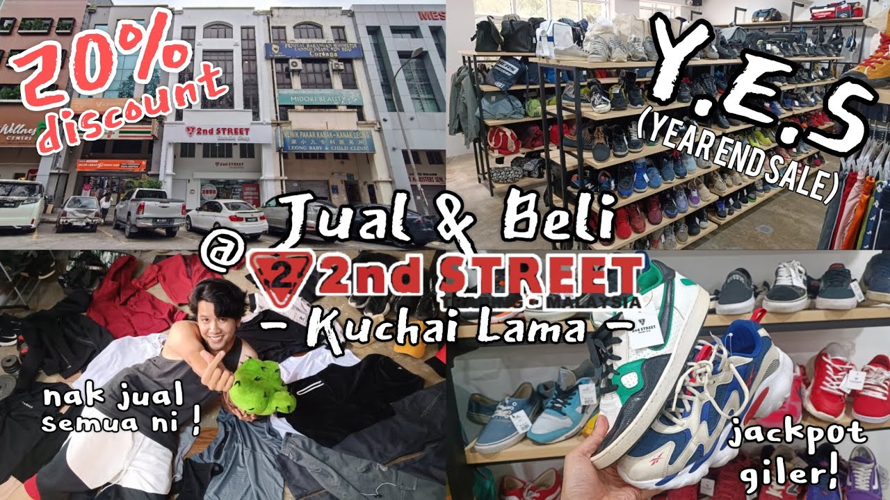 Shopping Vlog di 2nd Street Kuchai Lama Bundle Shop || Jual Pakaian Lama di 2nd Street Bundle ...