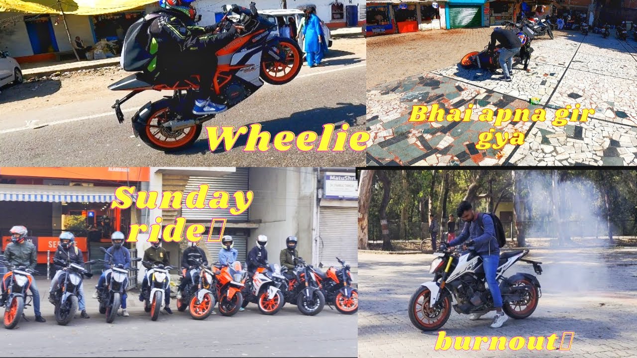 Sunday ride 18+bikes || official KTM ride 🏍️ - YouTube