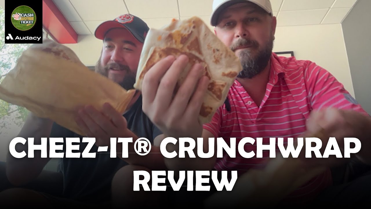 Big Cheez-It® Crunchwrap Supreme® Review | Ticket Tasters - YouTube