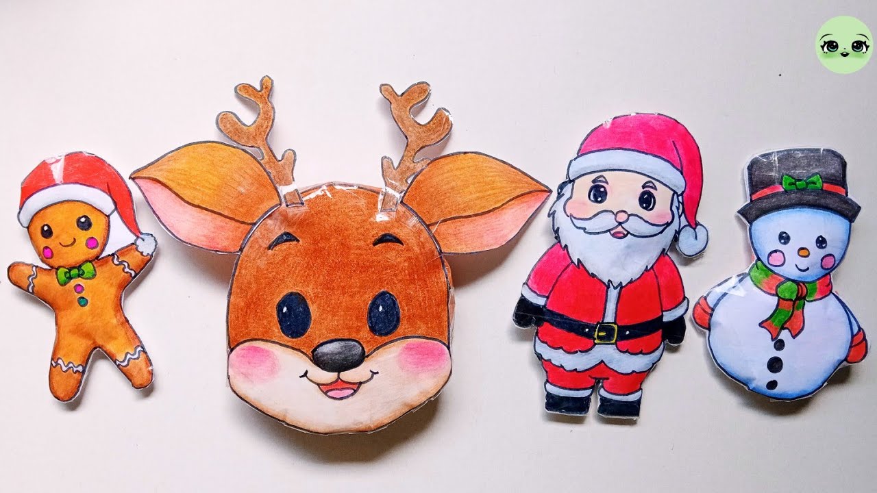[🎅Paper DIY🎅 ] How to Make Christmas Paper Squishy | Tutorial - YouTube