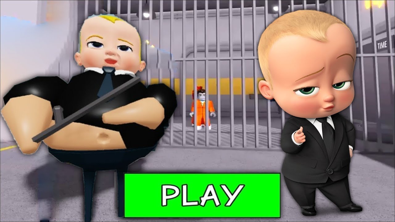 FAMILY ESCAPE BOSS BABY BARRY PRISON RUN OBBY IN ROBLOX !! #roblox ...