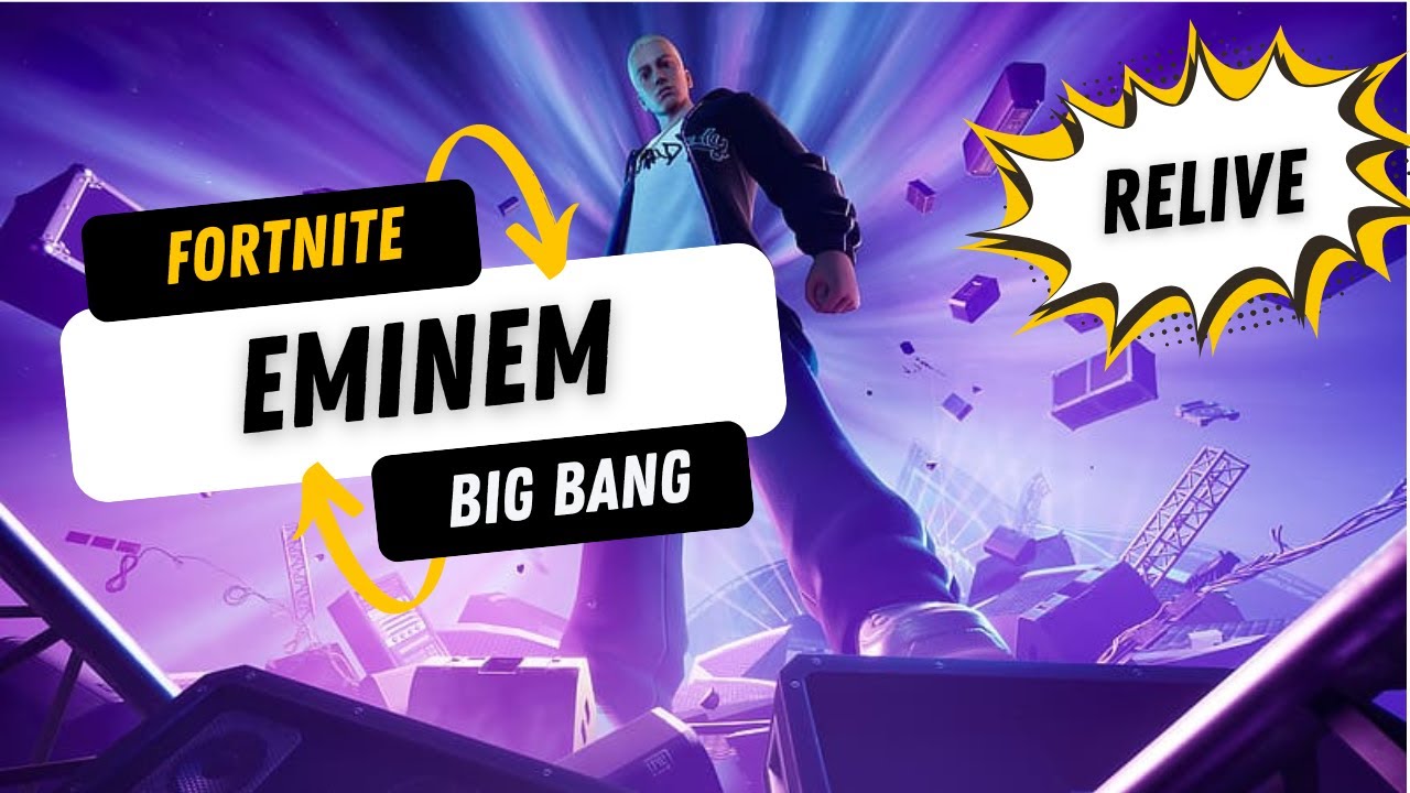 Eminem Takes the Stage in Fortnite's The Big Bang Event: Must Watch! # ...