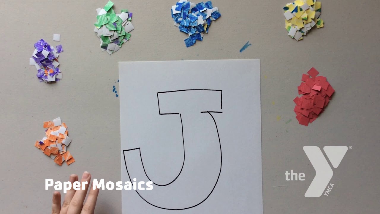 Kids Crafts with Miss Jac: Paper Mosaics - YouTube