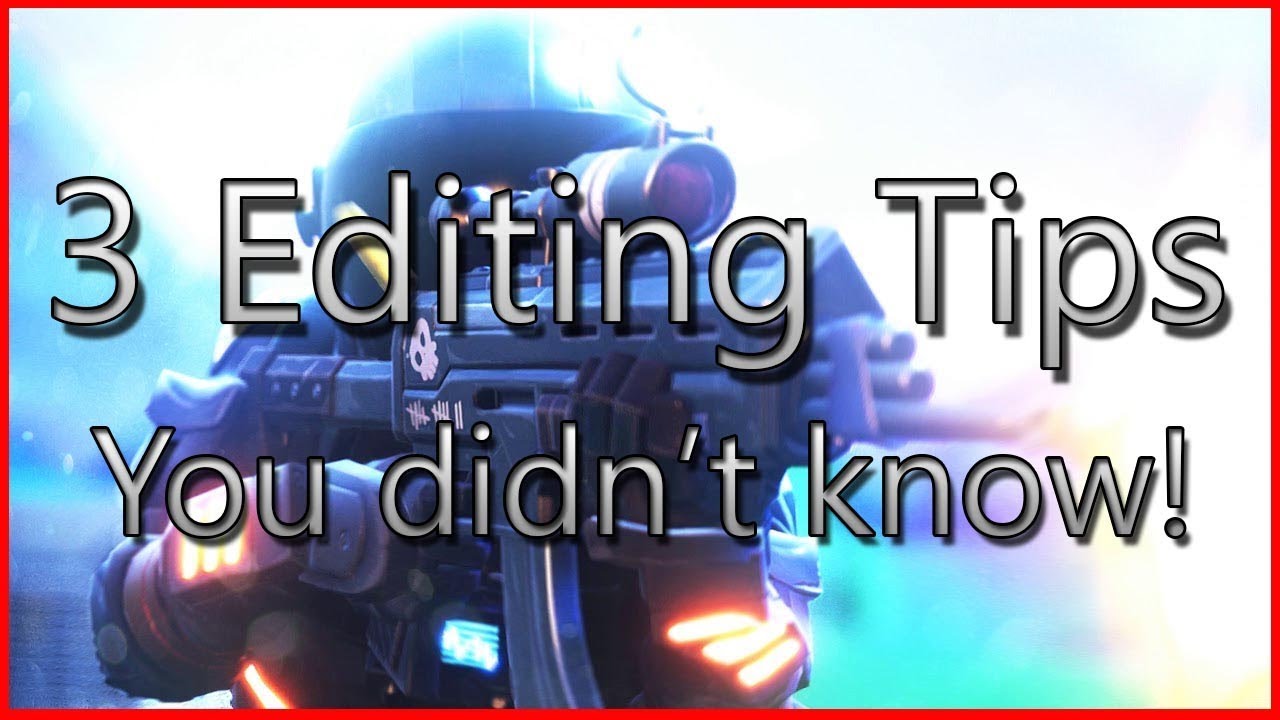 *NEW* Top 3 Editing Tips YOU DIDN'T KNOW! - YouTube