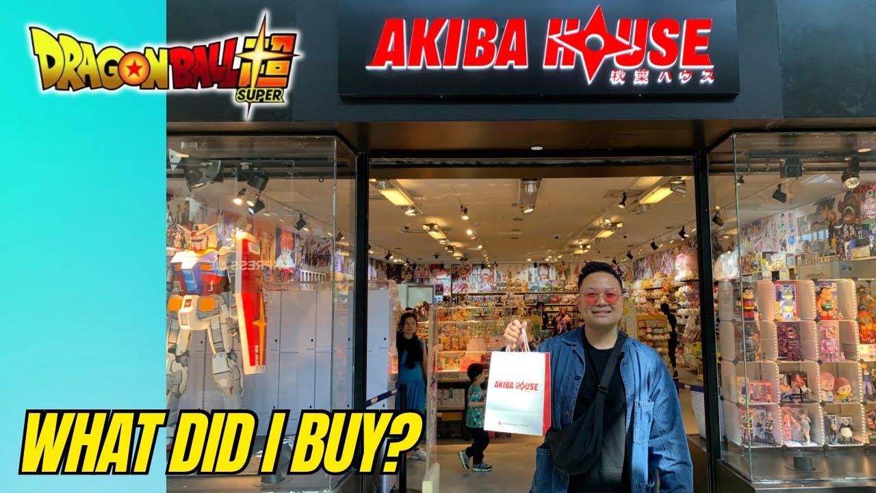 I Bought These Dragon Ball Super Items At Akiba House - YouTube