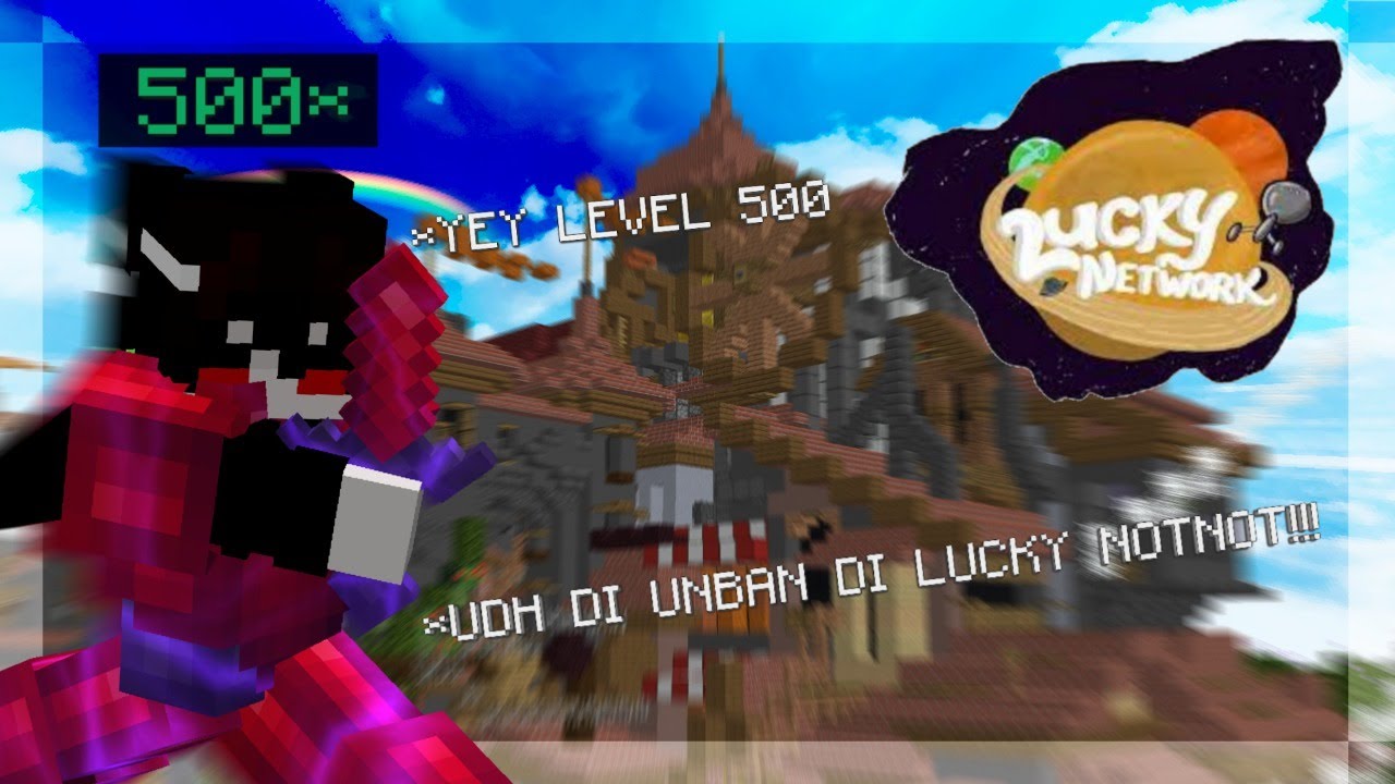 LESS GO!! Akhirnya Gw 500 ⭐Di Bedwars Luckynetwork - YouTube
