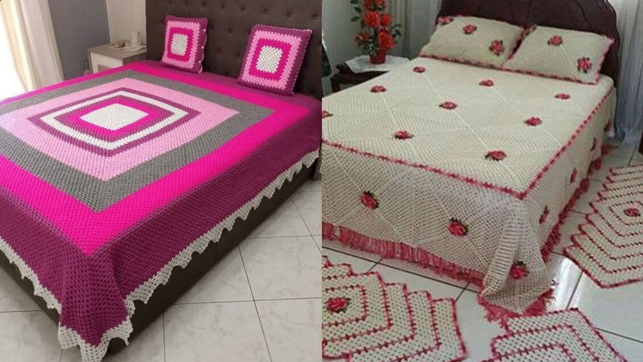 Extremely Free Crochet Patterns Crochet Badsheet Design For 2023 - YouTube