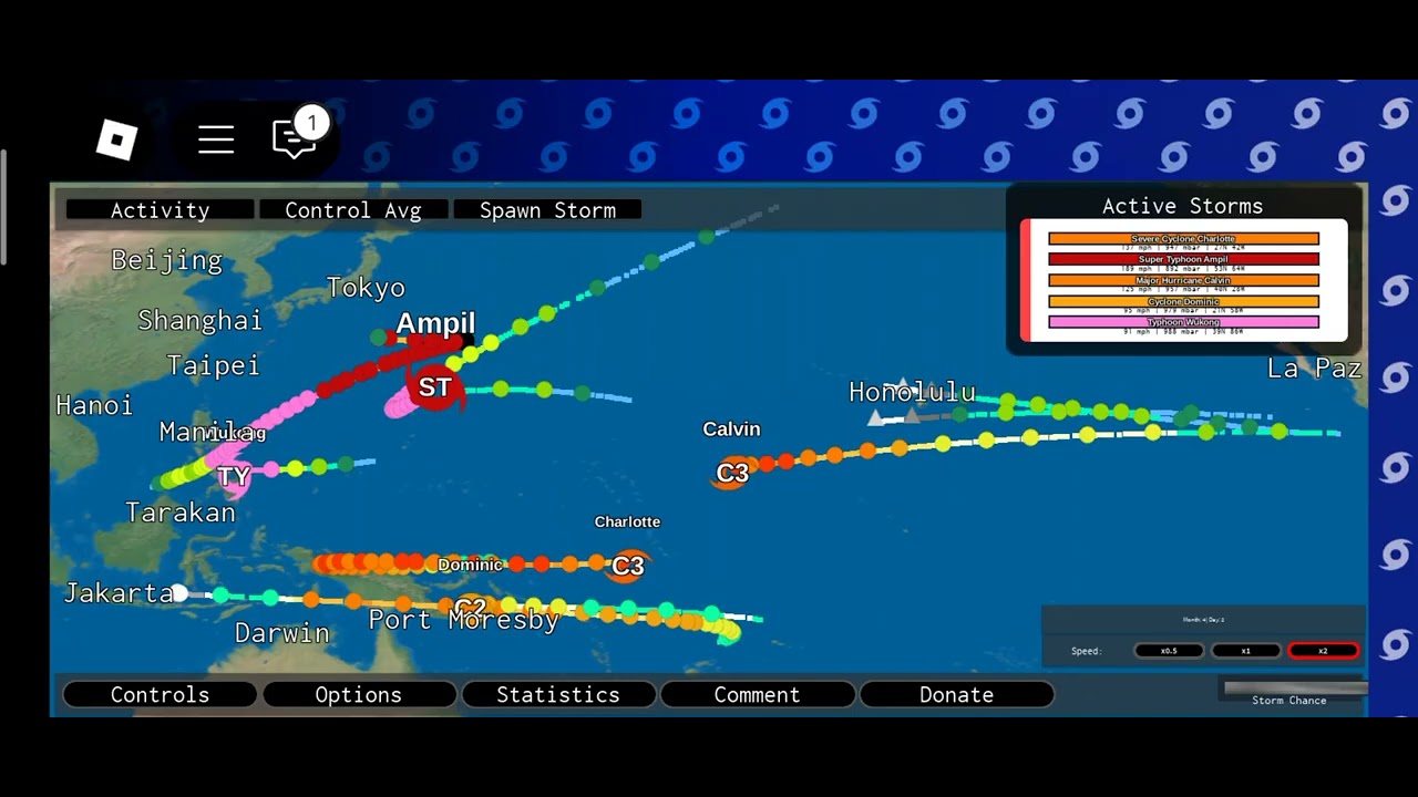 2024 Hypothetical Typhoon Pacific Animation - YouTube