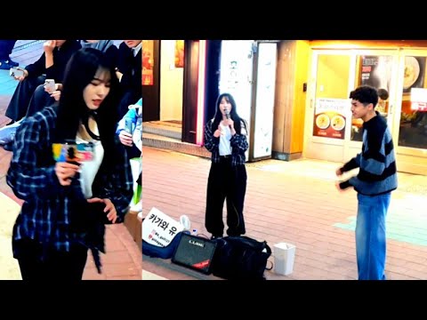 [STREET ARTIST] YU KAGAWA, JAPANESE ARTIST. INTERACTIVE HONGDAE BUSKING. 241120. - YouTube