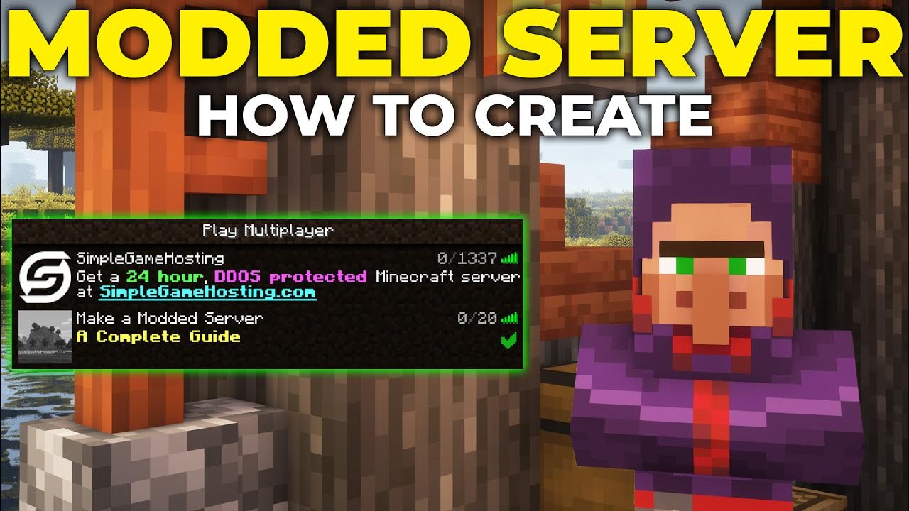 How To Make a Modded Minecraft Server (2024) - YouTube