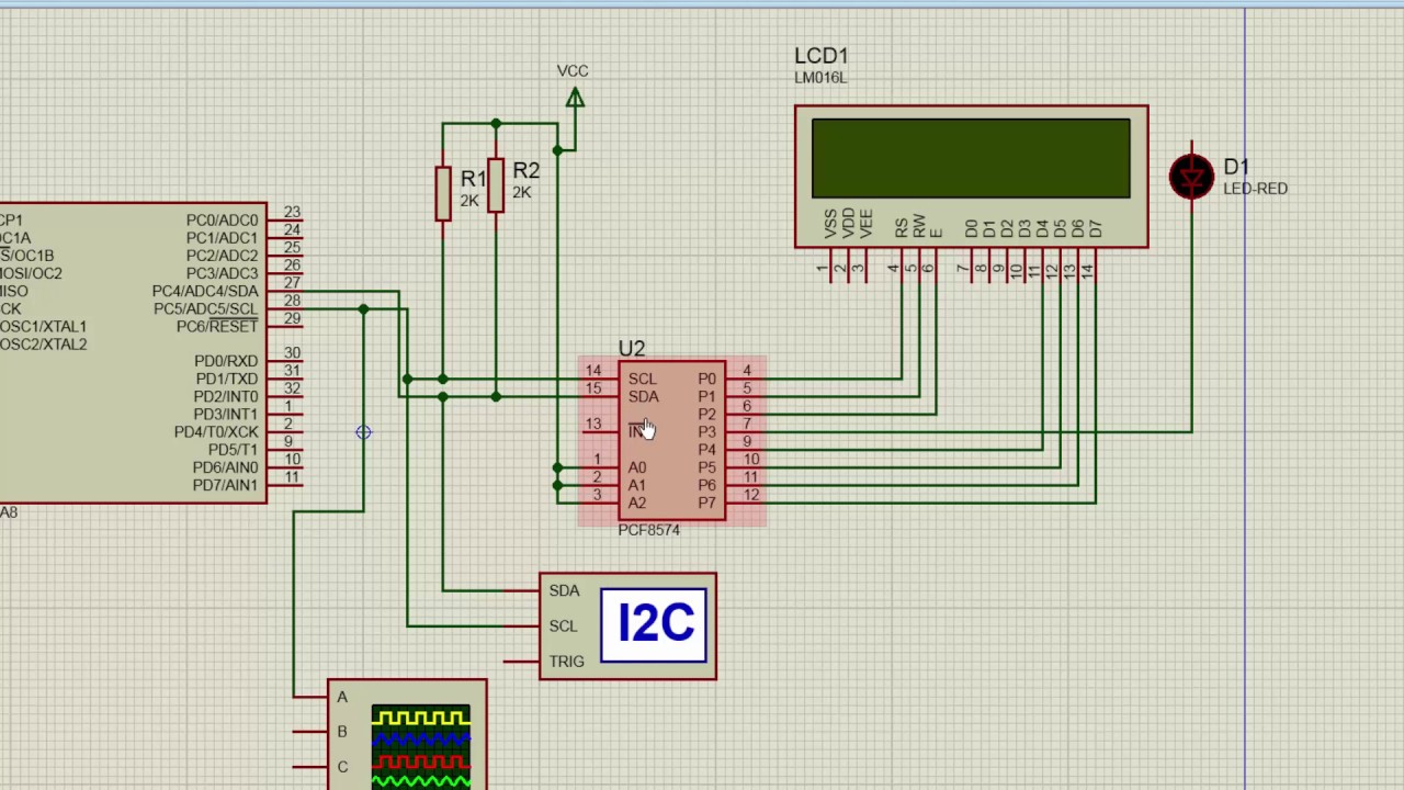 Flowcode УРОК 69 I2c Lcd Display часть 1 Youtube