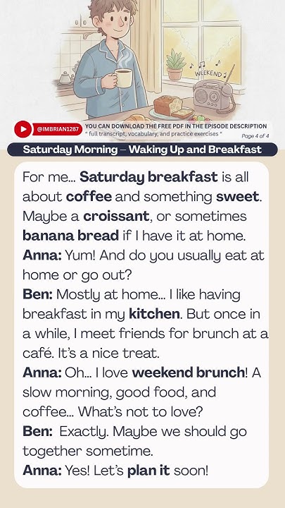 Talk About Your Weekend Plans and Free Time in English | Easy English ...