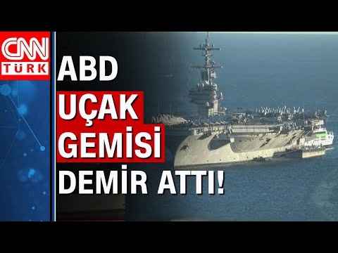 Dev ABD uçak gemisi Yunanistan’a demirledi!