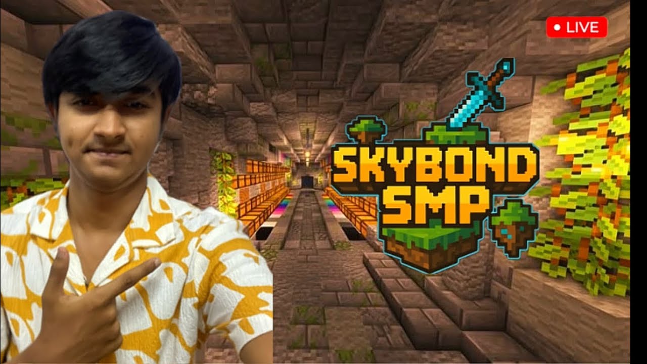 “Building a Secret Underground Base in Skybond SMP!”#64 #minecraft # ...