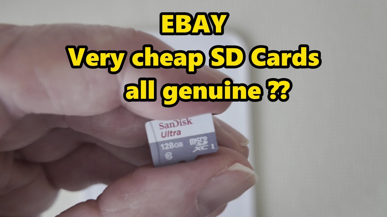 cheap EBAY SD Cards .. all genuine ?? - YouTube