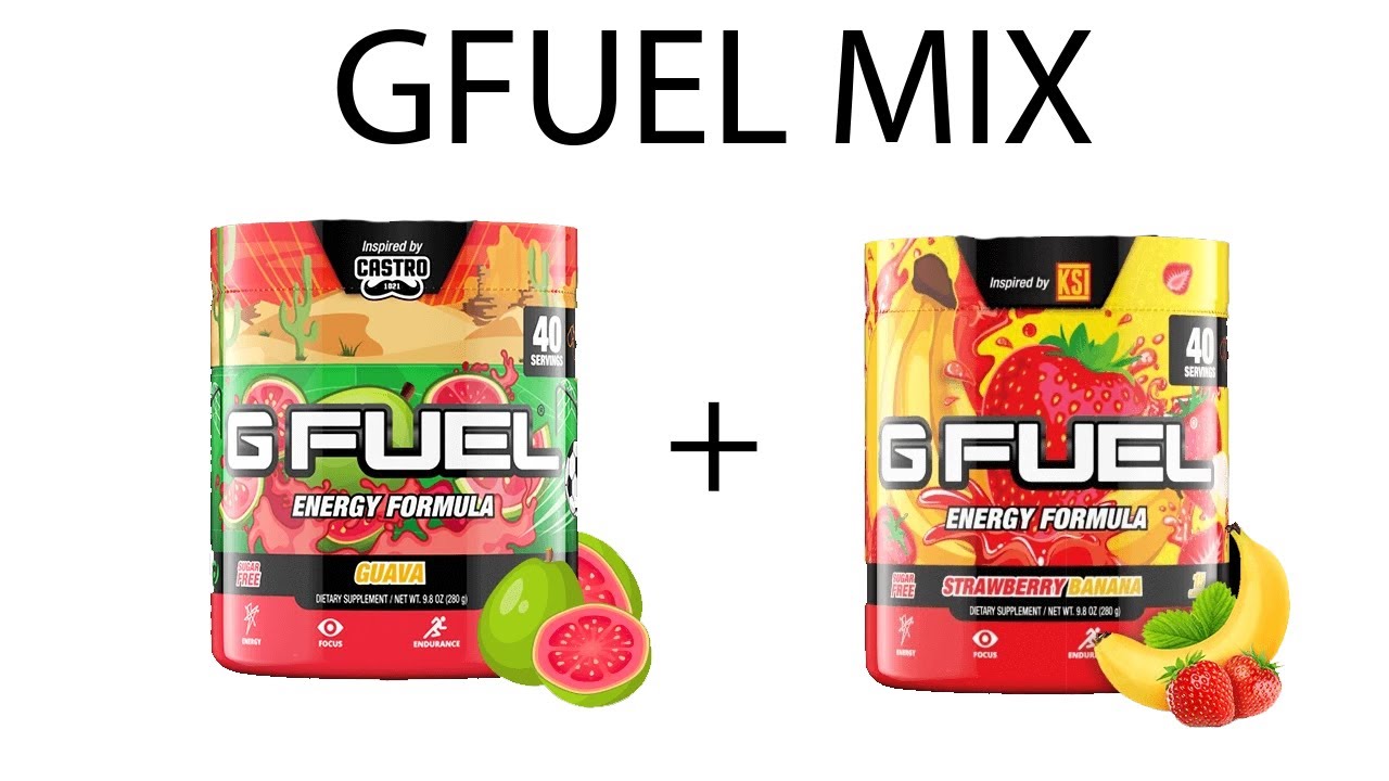 (GFUEL MIX) Strawberry Banana + Guava - YouTube