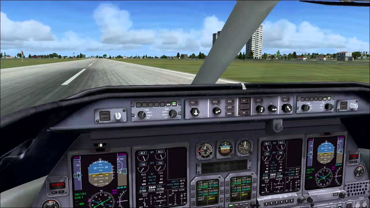 Let's Play Flight Simulator X (Flight 2) 1: Leaving London - YouTube