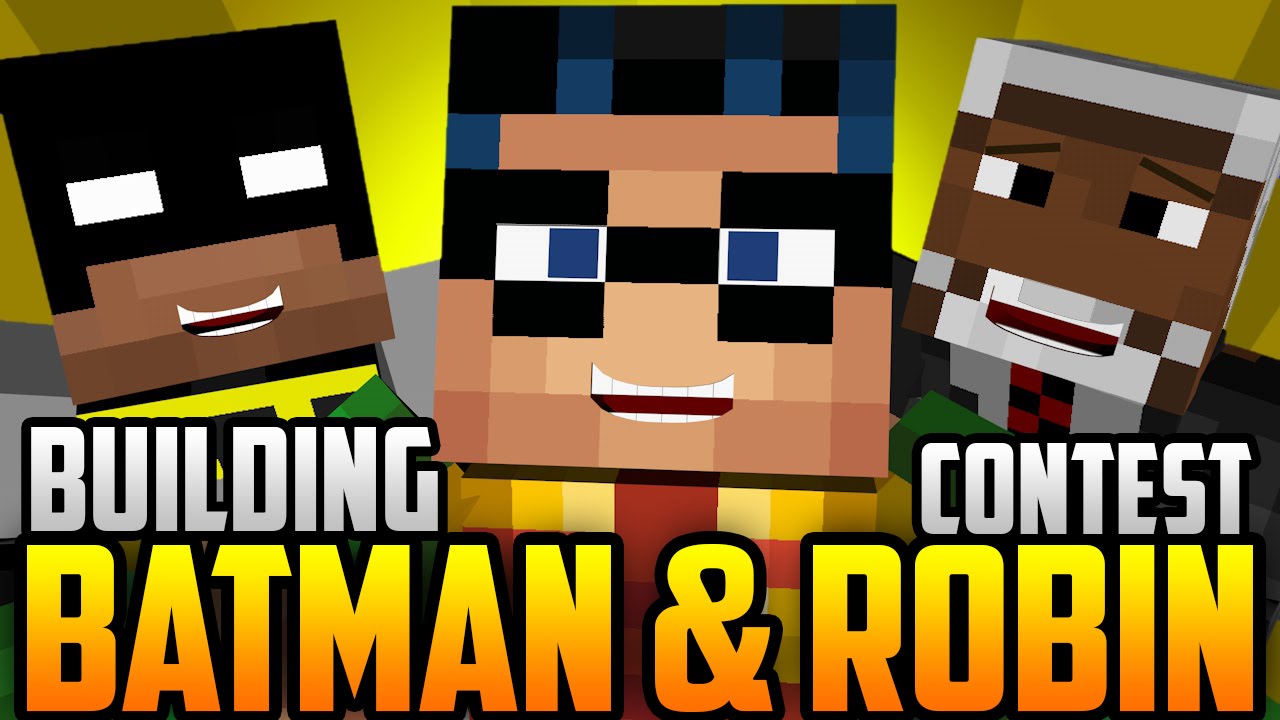 Minecraft Challenge: Batman and Robin do a Build Contest! - YouTube