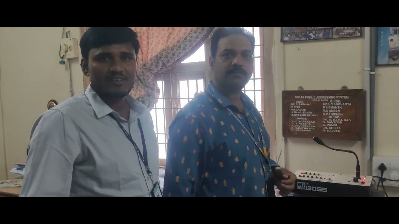 solar public addressing system - YouTube