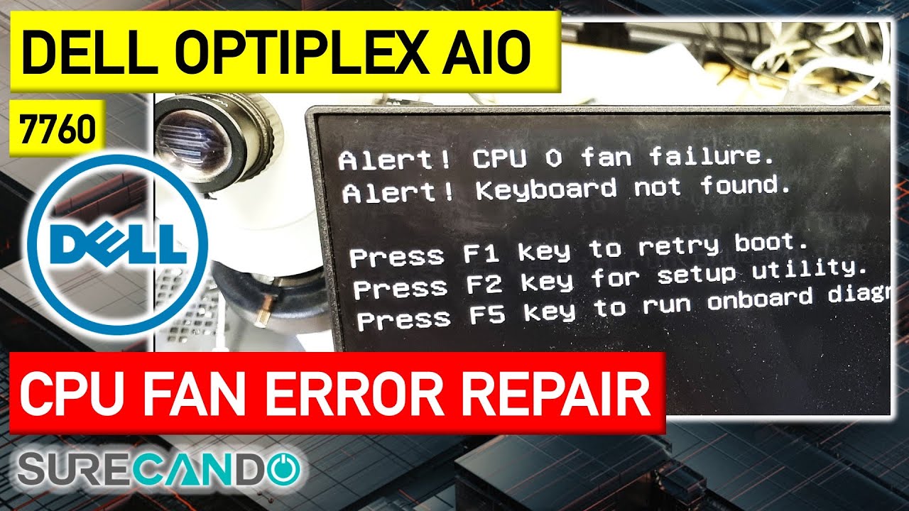 Fixing Dell OptiPlex 7760: CPU Fan Error, RAM Upgrade, and More - YouTube