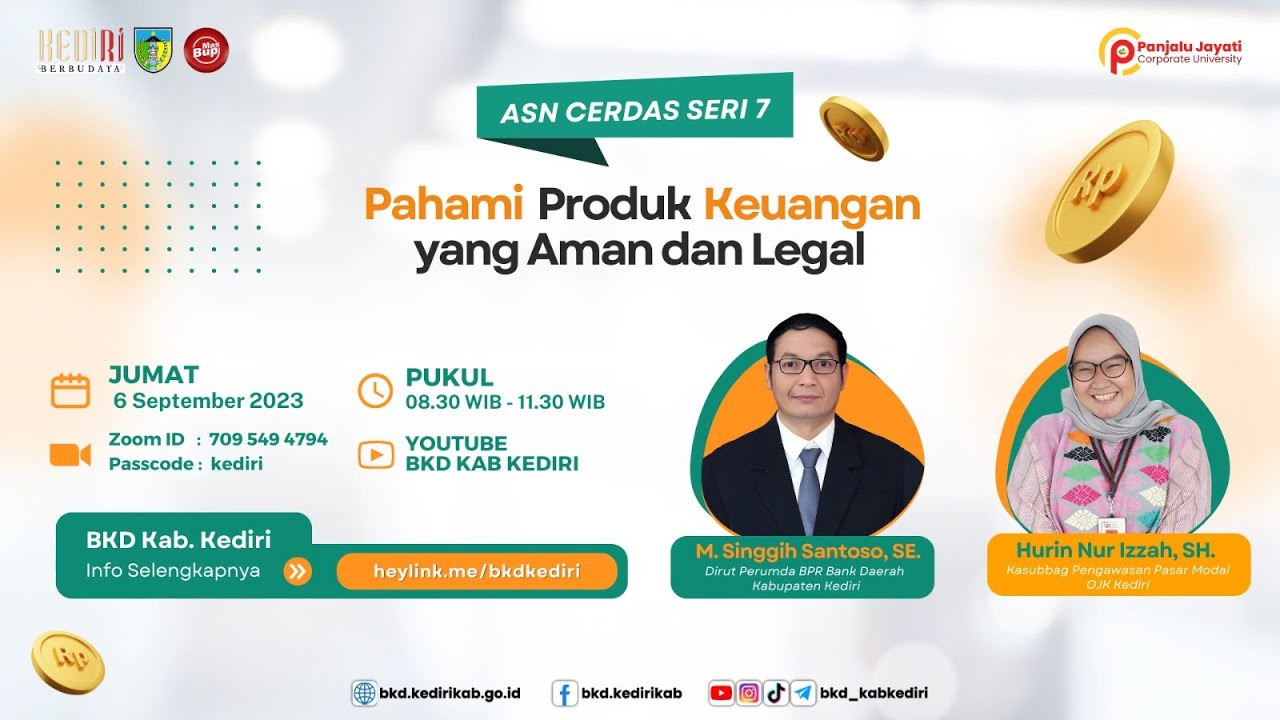 [WEBINAR] Pahami Produk Keuangan yang Aman dan Legal - YouTube