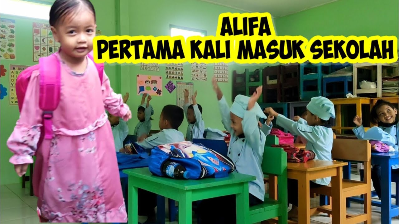 HARI PERTAMA IKUT SEKOLAH | ALIFA BELAJAR BARENG TEMAN@mamahalifa8529 ...